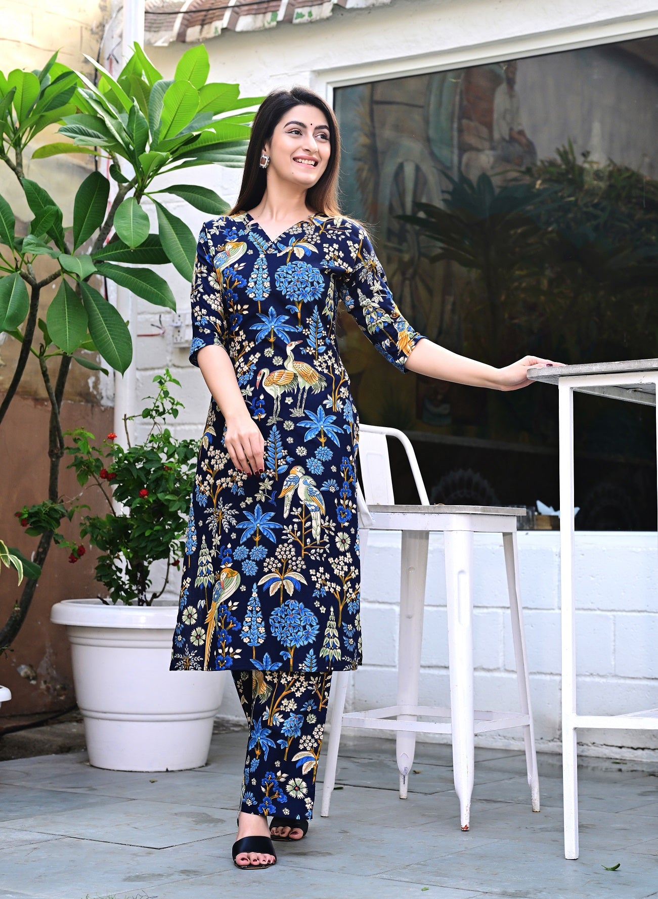 Classic Printed Coord Set for Daily and Casual Wear – Dhibha