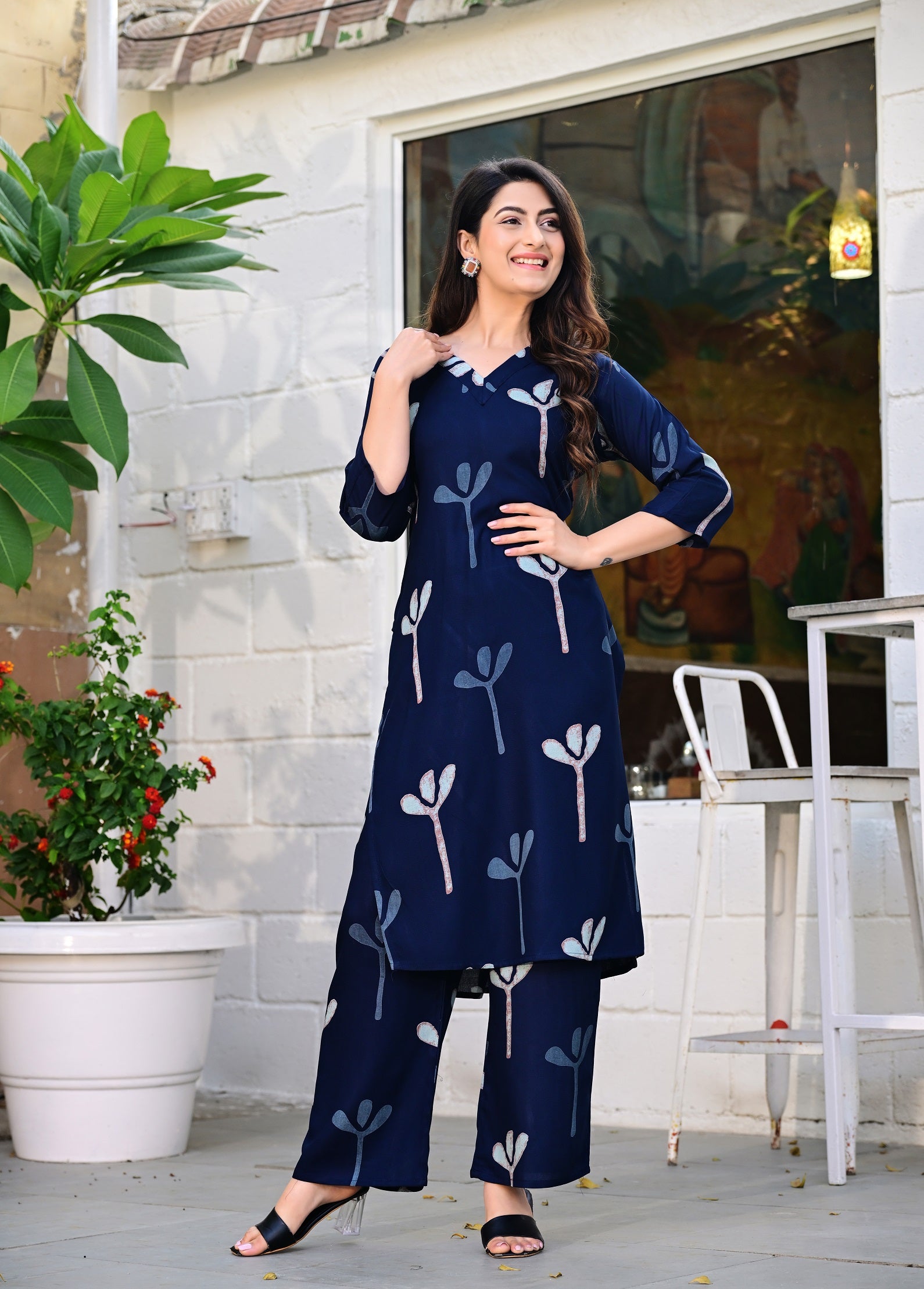 Classic Printed Coord Set for Daily and Casual Wear – Dhibha